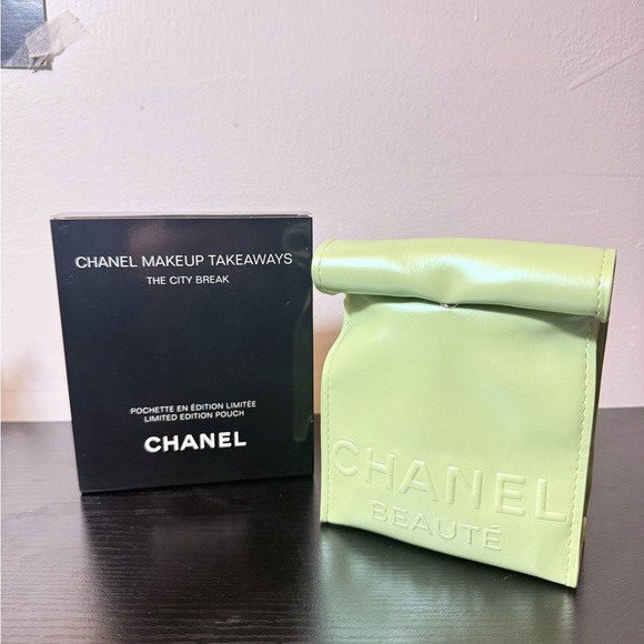 CHANEL | Bags | Chanel Light Green Beauty Limited Edition Pouch Chanel ...